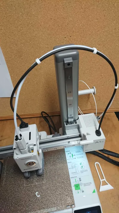 Cable clips (A1, A1 mini without AMS) - Free 3D Print Model - MakerWorld