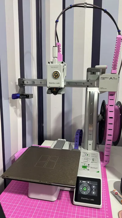 Cable clips (A1, A1 mini without AMS) by Michal MakerWorld: Download ...