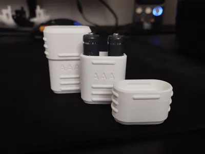 Best AA & AAA Battery Cases (Compact Travel Cases) by Ziggy - MakerWorld