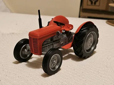 Tractor - Ferguson TE20 - model kit - scale 1/18 by soarpix MakerWorld ...