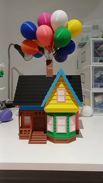 "Up" "Up" Miniature Model by 达文西FPV MakerWorld: Download Free 3D Models