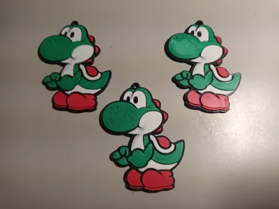 Yoshi Keychain by N3rD Box Studios - MakerWorld