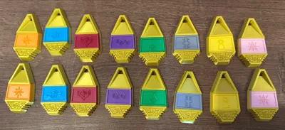 Digimon Adventure: Tag & Crest (Interchangeable) - Free 3D Print Model ...
