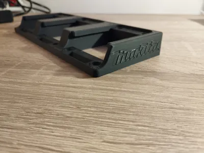 Makita 18v Battery Wallmount for 3 Batterys bigger Remixed by baumgart05 - MakerWorld