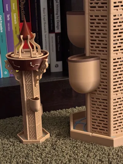 Sheikah Tower Planter from Zelda BotW - Free 3D Print Model - MakerWorld