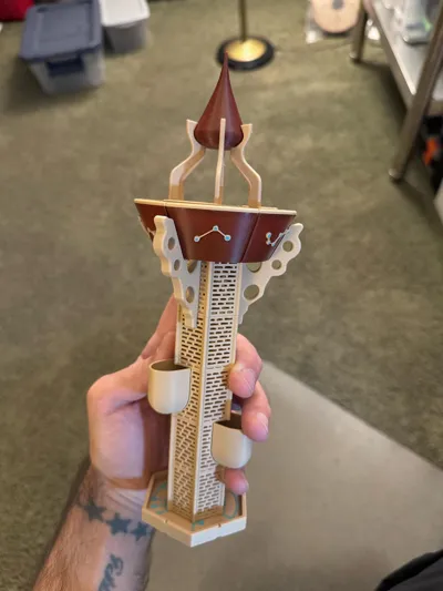 Sheikah Tower Planter from Zelda BotW - Free 3D Print Model - MakerWorld