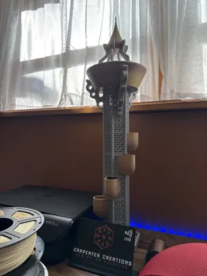 Sheikah Tower Planter from Zelda BotW - Free 3D Print Model - MakerWorld