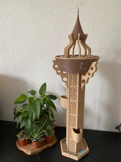 Sheikah Tower Planter from Zelda BotW by jaayjeee - MakerWorld