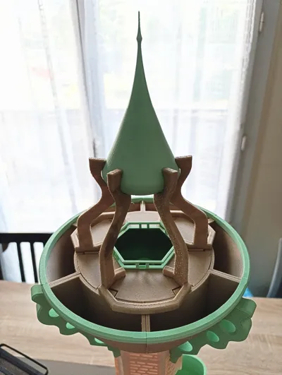 Sheikah Tower Planter from Zelda BotW - Free 3D Print Model - MakerWorld