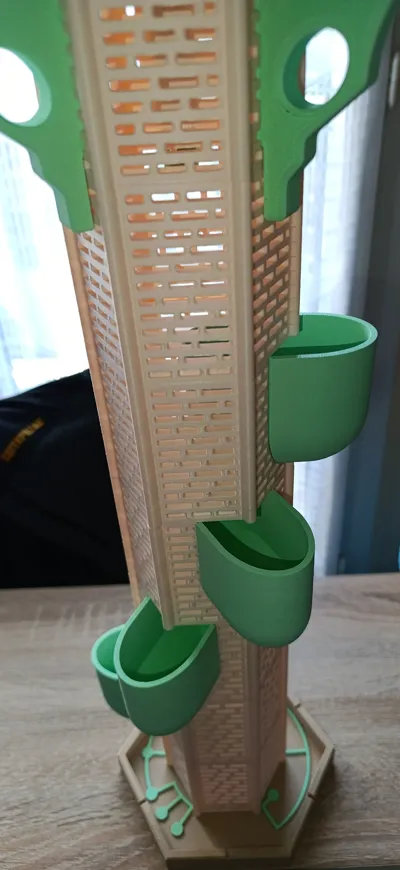 Sheikah Tower Planter from Zelda BotW - Free 3D Print Model - MakerWorld