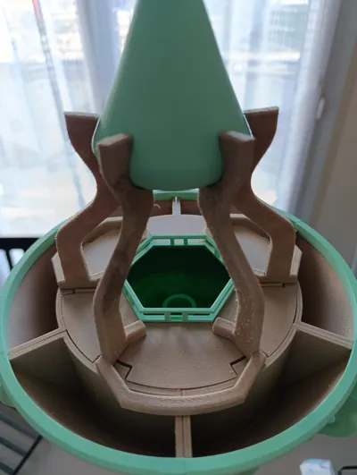Sheikah Tower Planter from Zelda BotW - Free 3D Print Model - MakerWorld