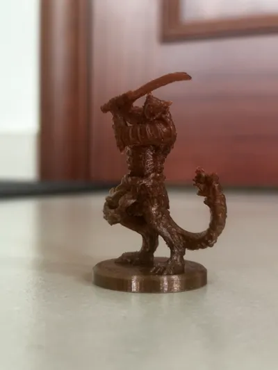 Werewolf Shifter Samurai dnd miniature 28mm by Darkwing MakerWorld ...