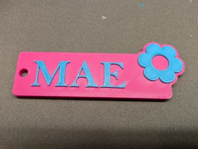 Name Tag Key Chains by dfreshkremer - MakerWorld