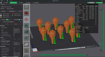 Bouquet Of Roses by MiMa3D MakerWorld: Download Free 3D Models