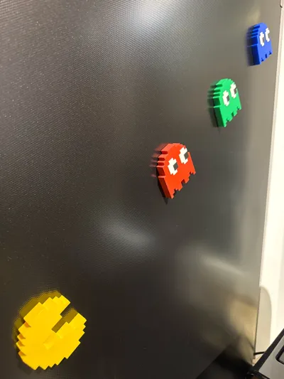 Pac-Man and ghosts - Free 3D Print Model - MakerWorld