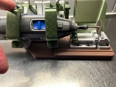 Dremel Mitre Saw Fixture - Free 3D Print Model - MakerWorld