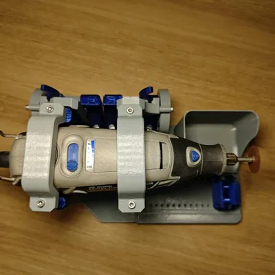 Dremel Mitre Saw Fixture - Free 3D Print Model - MakerWorld