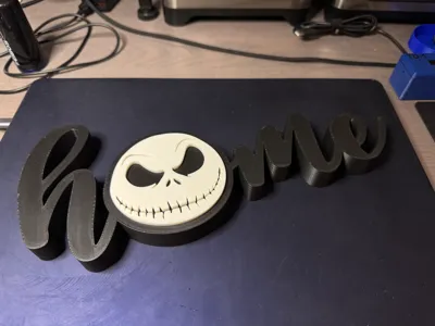 Jack Skellington Home Sign by 3DeepPrinting - MakerWorld