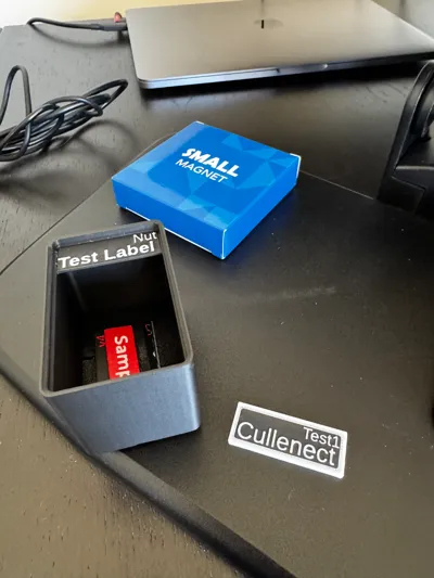 Cullenect Swappable Labels for Gridfinity and More by Cullen J Webb ...