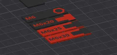 Cullenect Swappable Labels for Gridfinity and More by Cullen J Webb ...