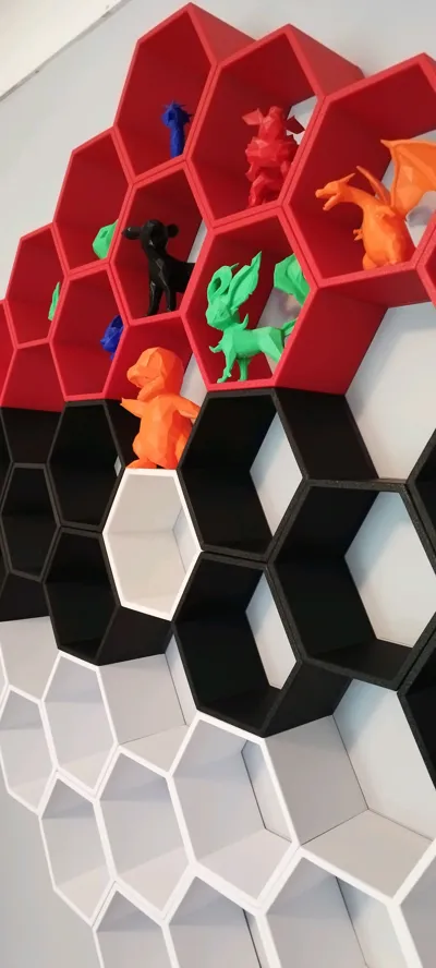 Mini Hexo Shelf by Daniele MakerWorld: Download Free 3D Models