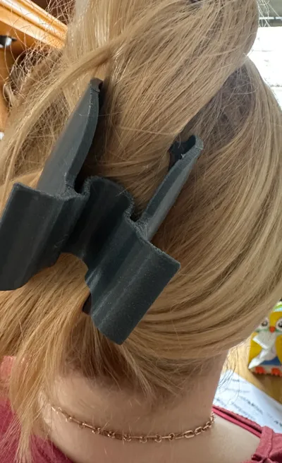 HAIR CLAW CLIP (redesign) by AFO3D MakerWorld: Download Free 3D Models