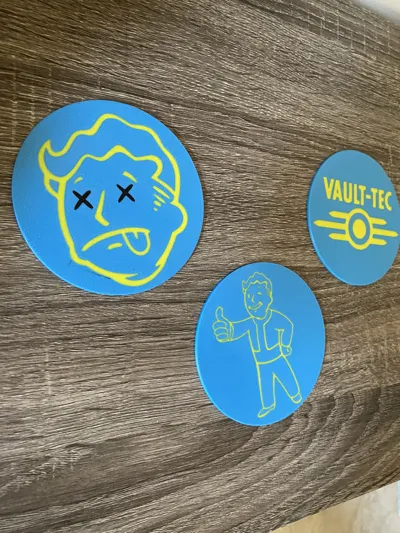 Fallout Coasters by cv6Channel - MakerWorld