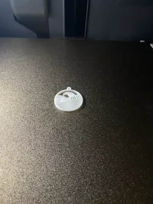 Ocean Wave Keychain Pendant by AFKFelix - MakerWorld