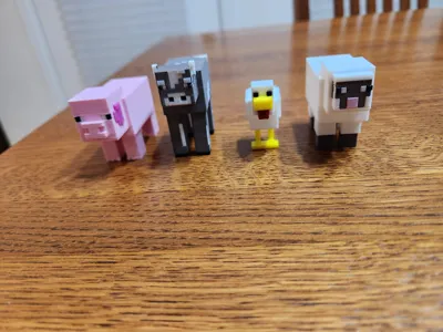 Minecraft Animal Farm Pack by Sakul MakerWorld: Download Free 3D Models