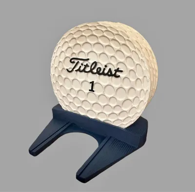 Putter and Golf Ball Coaster Set - Free 3D Print Model - MakerWorld