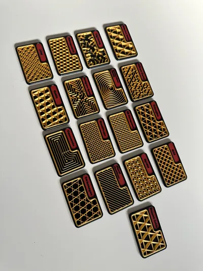 Bambu Lab Infill Swatches by p666buc - MakerWorld