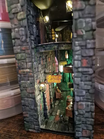 Whimsical Medieval Alley Book Nook by VegaWoodWorks MakerWorld ...