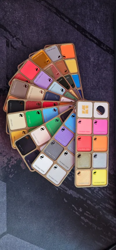 Snap-in Filament Swatch Display Board by Henlor MakerWorld: Download ...