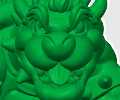 Bowser with articulated joints & spinning bracelet Remixed by Petoi ...