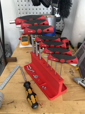 Hex Wrench Stand - Metric by MoarInfill - MakerWorld