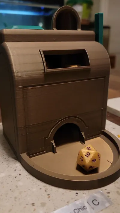 D20 Slot Machine Dice Tower by HannaBannah MakerWorld: Download Free 3D ...
