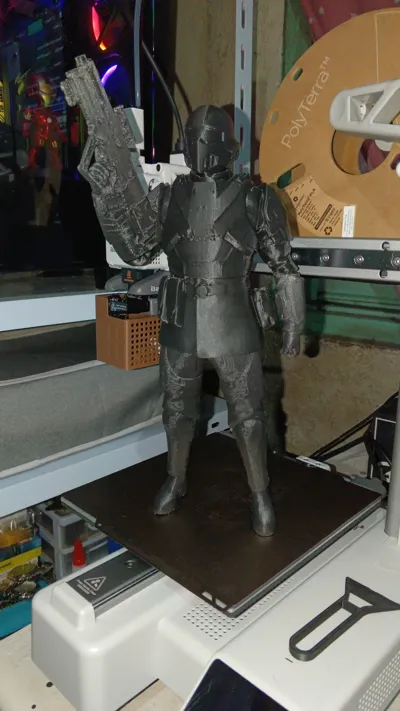 Figura/estátua Helldiver com base Hellpod! por BigMikeMW MakerWorld ...