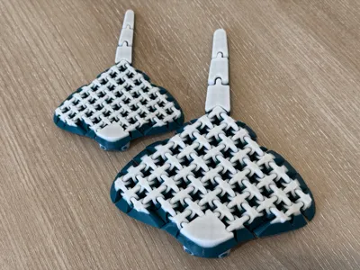 flexi manta ray - Free 3D Print Model - MakerWorld