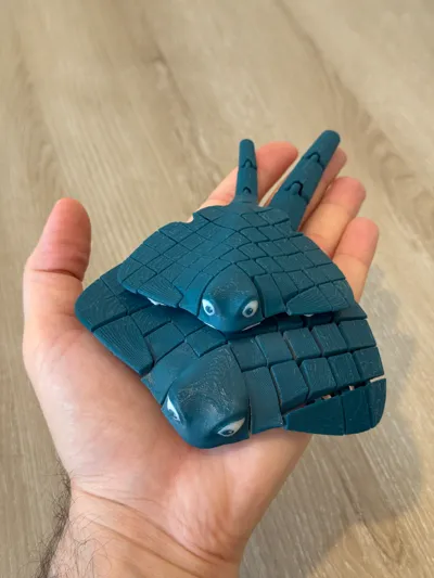 flexi manta ray by MingGY MakerWorld: Download Free 3D Models