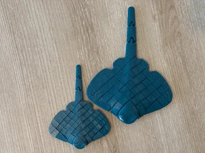 flexi manta ray - Free 3D Print Model - MakerWorld