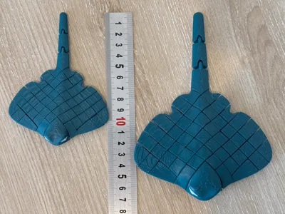 flexi manta ray - Free 3D Print Model - MakerWorld