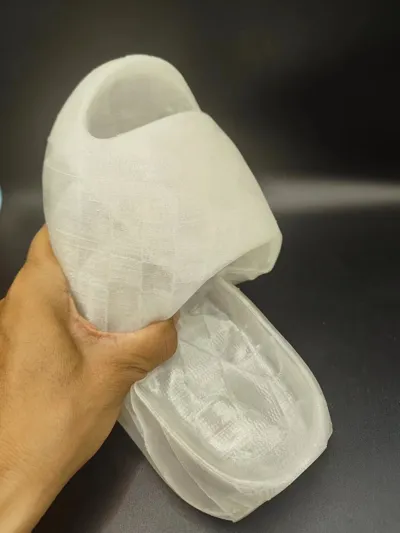 Slippers-Shoes-Fully 3D-printed-鞋-拖鞋 - Free 3D Print Model - MakerWorld