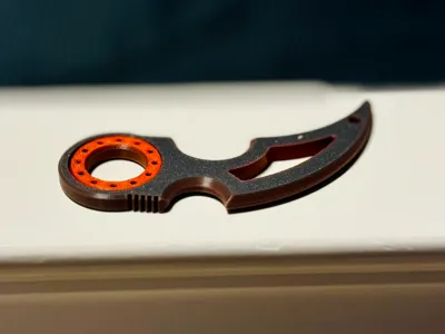 Spinner keychain karambit by SouthLab MakerWorld: Download Free 3D Models