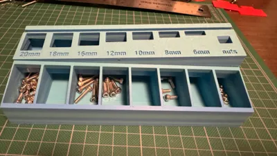 Amazing Gridfinity M3 Bolt Sorter by LayerLux3D MakerWorld: Download Free 3D Models