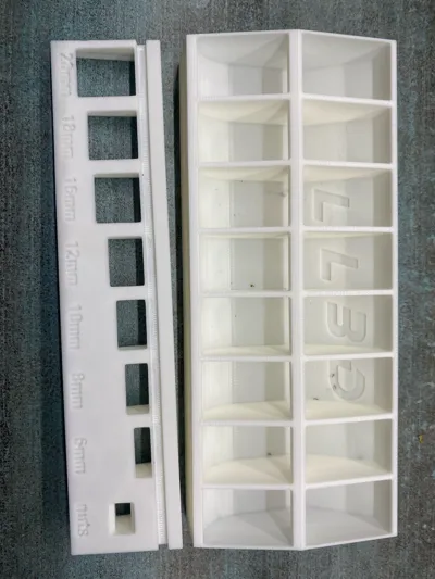 Amazing Gridfinity M3 Bolt Sorter by LayerLux3D - MakerWorld