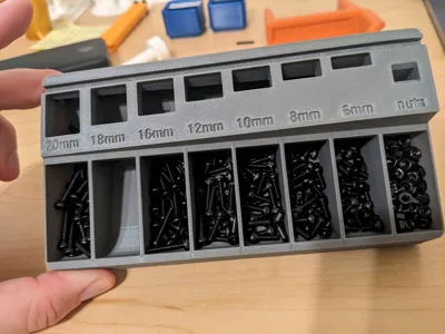 Amazing Gridfinity M3 Bolt Sorter by LayerLux3D MakerWorld: Download Free 3D Models