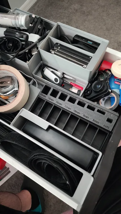 Amazing Gridfinity M3 Bolt Sorter by LayerLux3D MakerWorld: Download Free 3D Models