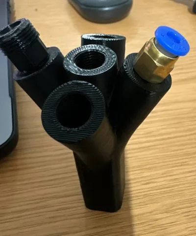 a1 / a1 mini Ams lite filament hub 5 in 1 / 5 way by BblackmilkK ...