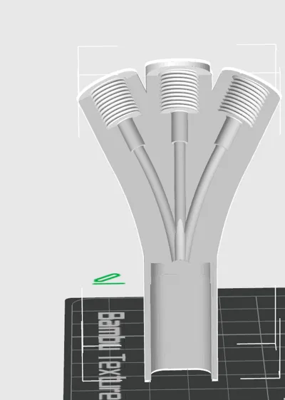 a1 / a1 mini Ams lite filament hub 5 in 1 / 5 way by BblackmilkK ...