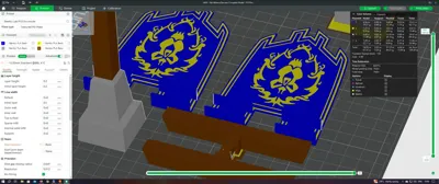Arathi Basin Alliance Banner by mkl3D - MakerWorld